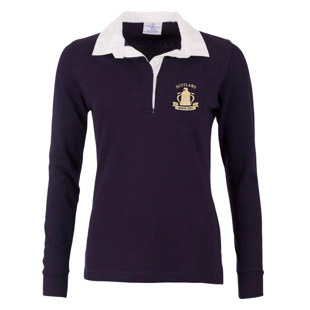Scotland Womens Calcutta 1879 Heavyweight Rugby Shirt - Long Sleeve ...