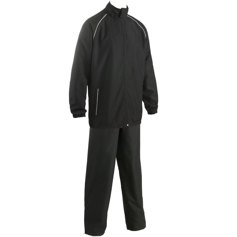 Unbranded Teamwear Microfibre Tracksuit Black | rugbystore