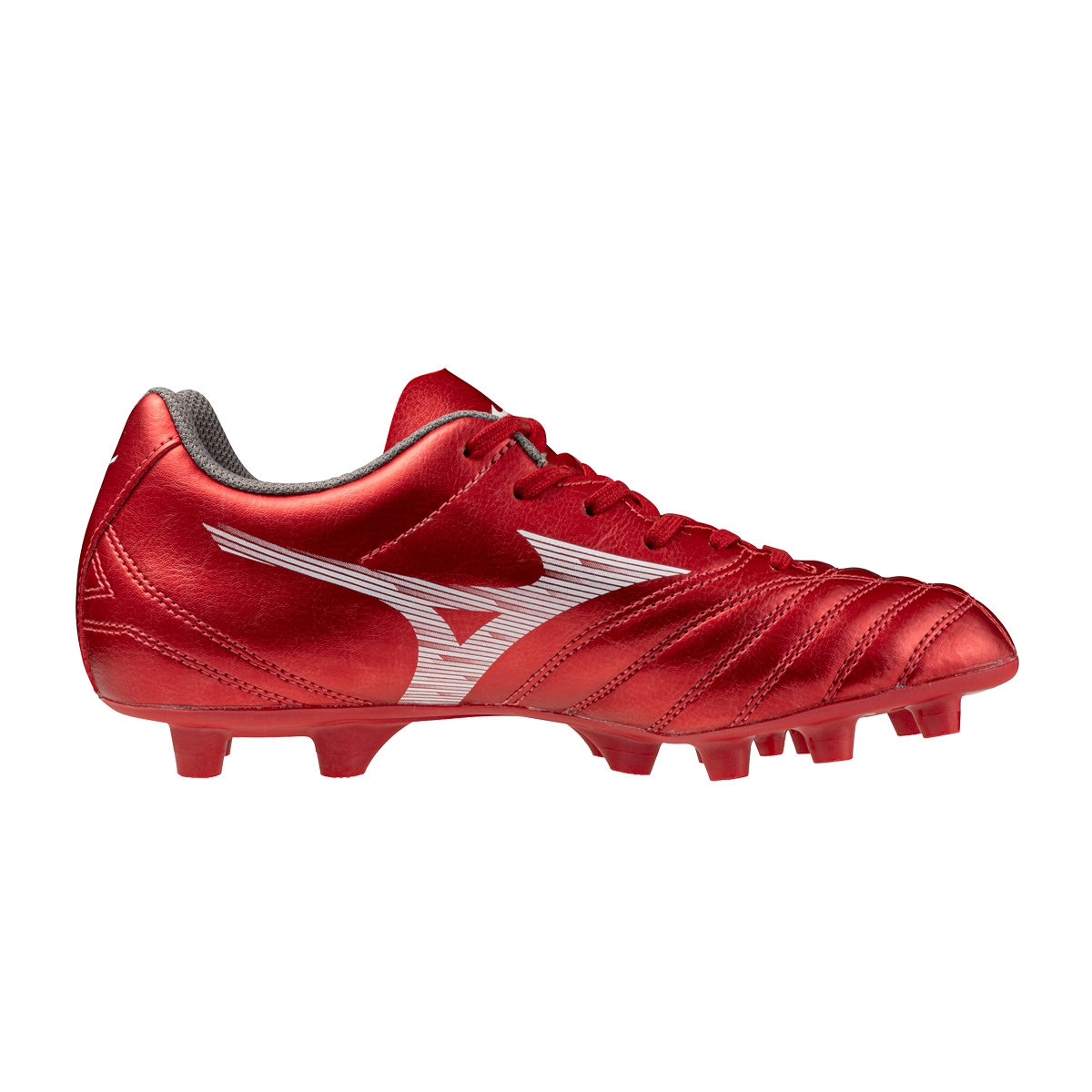 Mizuno Kids Monarcida Neo III Select Jr Rugby Boots - Ruby Red | Rugbystore