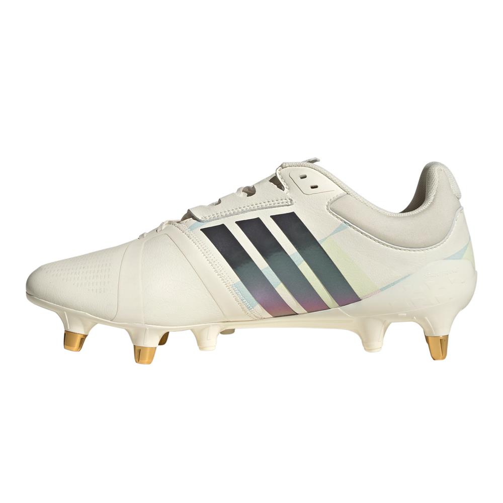 adidas Womens RS15 Avaglide Soft Ground Rugby Boots - White | Rugbystore