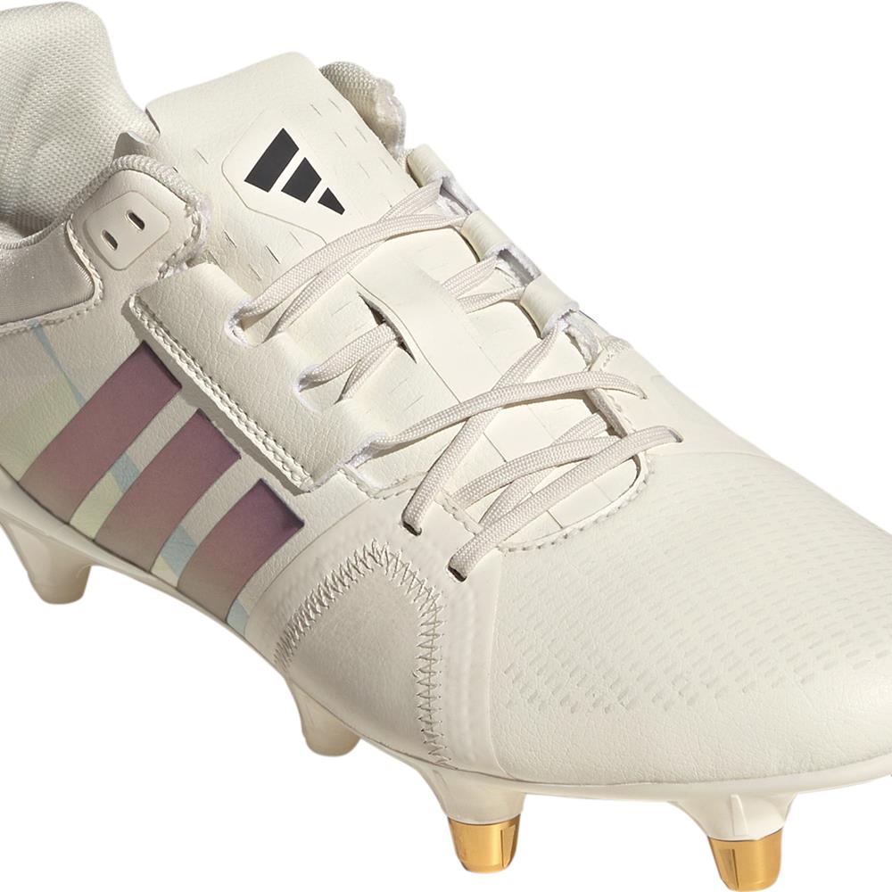 adidas Womens RS15 Avaglide Soft Ground Rugby Boots - White | Rugbystore