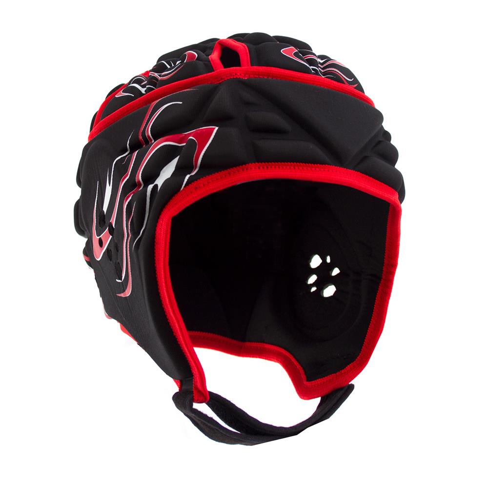 Optimum Inferno Headguard Black/Red | rugbystore
