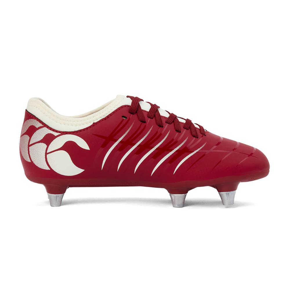 Canterbury Kids Phoenix 2.0 SG Rugby Boots-Red | RugbyStore