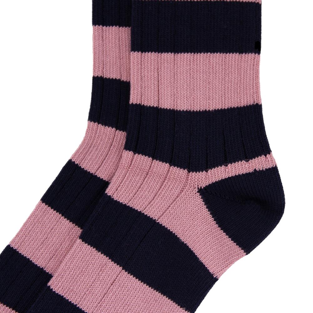 Rugby 1823 Striped Socks - Blue/Pink | Rugbystore